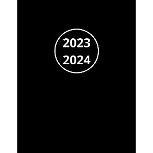A4 Academic Diary 2023-2024: Daily Teacher Planner and Lesson Plan Record Book from july 2023 to june 2024, Large teacher lesson planner 2023 2024 (with black cover)