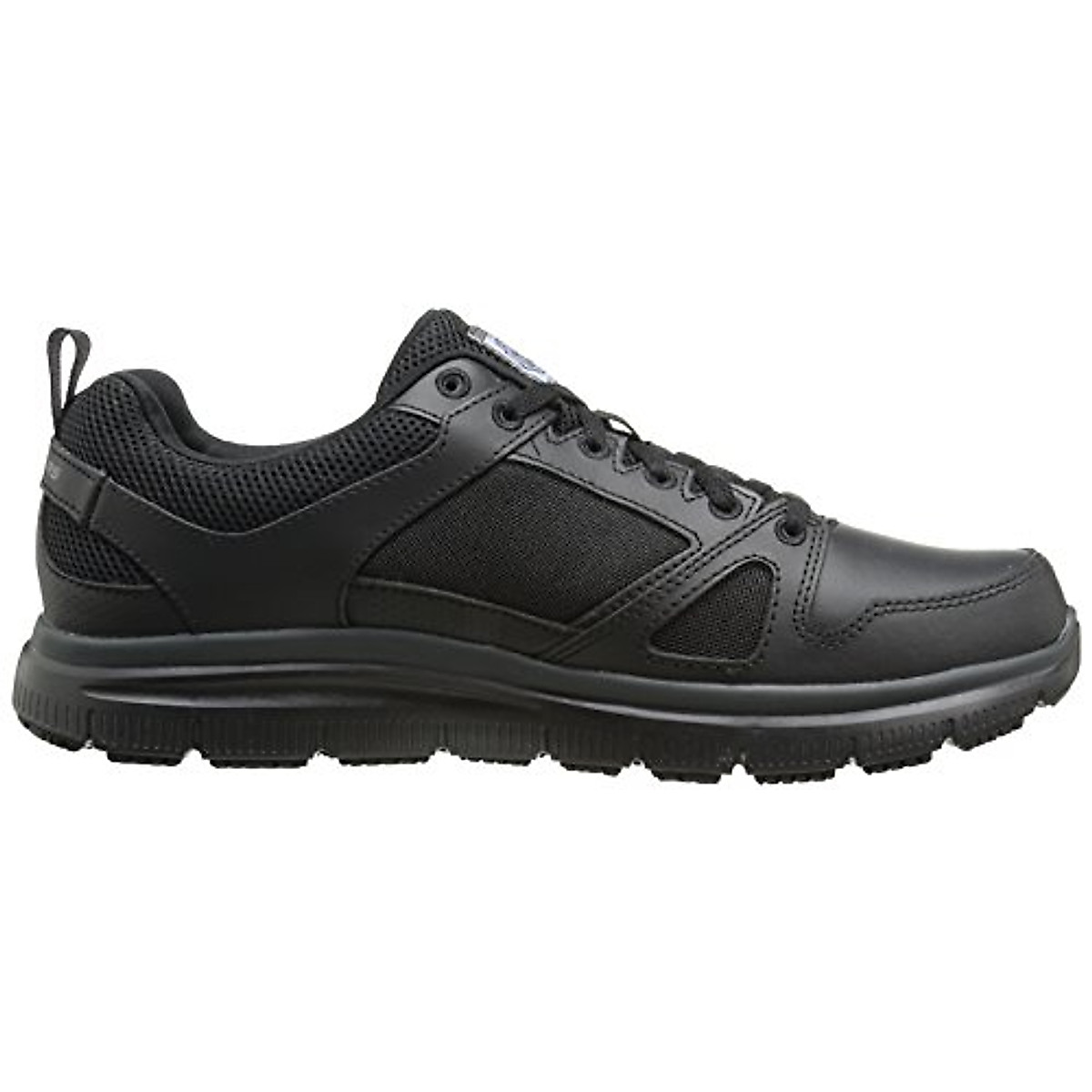 Skechers Men's Flex Advantage Sr Work Shoe, Black, 14 W US