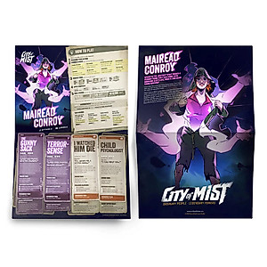 City of Mist Role-Playing Game Character Folio Pack