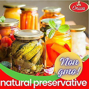 Citric Acid by Onuva | 2 Pound (907 gr) Pure Citric Acid,NON-GMO Project VERIFIED Flavor Enhancer&All-Natural Preservative | Fragrance Free CitricAcid for Bath Bombs,Cooking,Homemade Cleaning Supplies