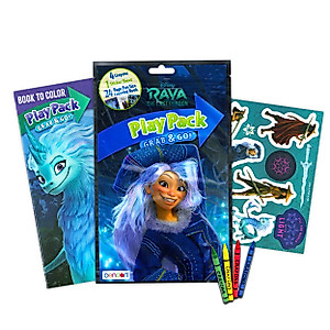 Encanto Backpack Set - Bundle with 16" Encanto Backpack for Girls, Encanto Play Pack with Coloring Pages and Stickers, Water Bottle, Temporary Tattoos, More | Disney Encanto Backpack for School