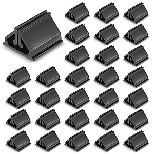 Maitys 30 Pieces Game Card Stands Plastic Card Stands DIY Board Games Stand for Game Party Favor (Black)