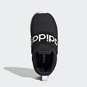 adidas Kids Lite Racer Adapt 4.0 Running Shoe, Black/Black/White, 10 US Unisex Toddler