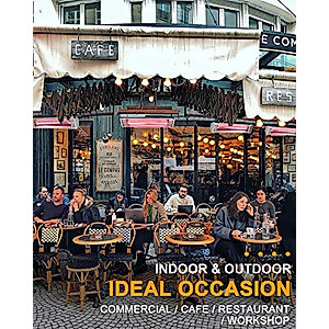 Star Patio Electric Patio Heater with Remote, Indoor/Outdoor Heater, Space Heater, Infrared Heater, Wall Mounted, suitable as Gazebo Heater, Balcony Heater, Garage Heater, 1530