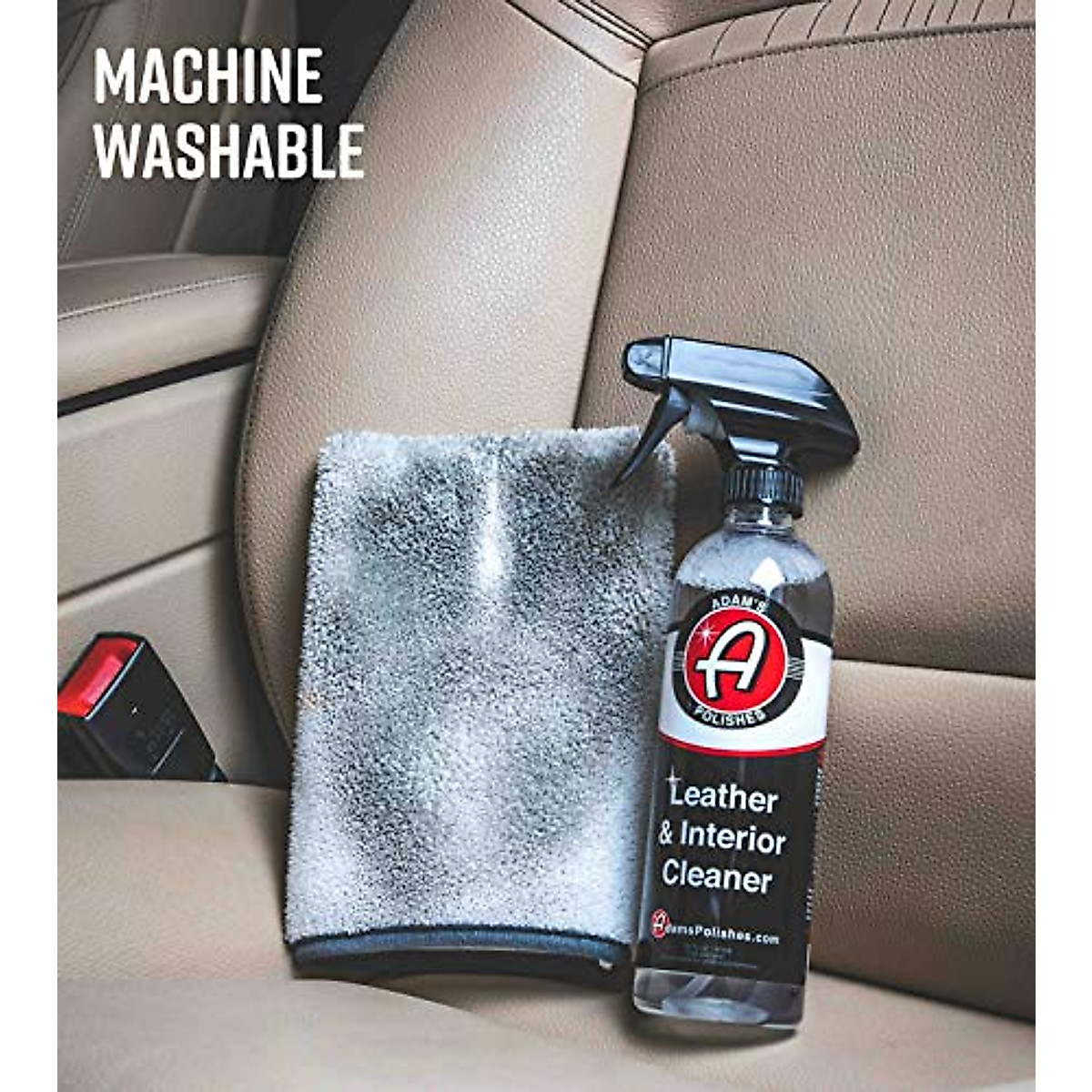 Adam's Interior Scrubbing Mitt - Agitate Surfaces to Quickly Remove Stubborn Dirt or Stains - Safe for Interior Surfaces