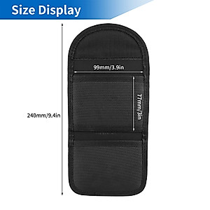 Glove Pouch for Duty Belt, Double Glove Holder Latex Disposable Pouch Nylon for Police Firefighter EMS Paramedic First Responders Ullnosoo for 2 and 2.25" Belt