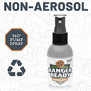 Ranger Ready Repellents Picaridin Insect Repellent in Assorted Scents - 20% Picaridin Tick Spray and Mosquito Repellent - Travel Size Bug Spray, Assorted Scents, 3.4 Oz (Pack of 3)