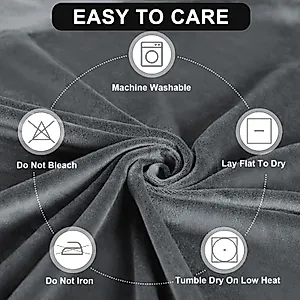 FestiCorp Sofa Cover, Velvet Couch Covers for Dogs, Stretch Sofa Slipcovers, Thick Furniture Covers for Pets, Washable Chair Cover, Armchair, Grey