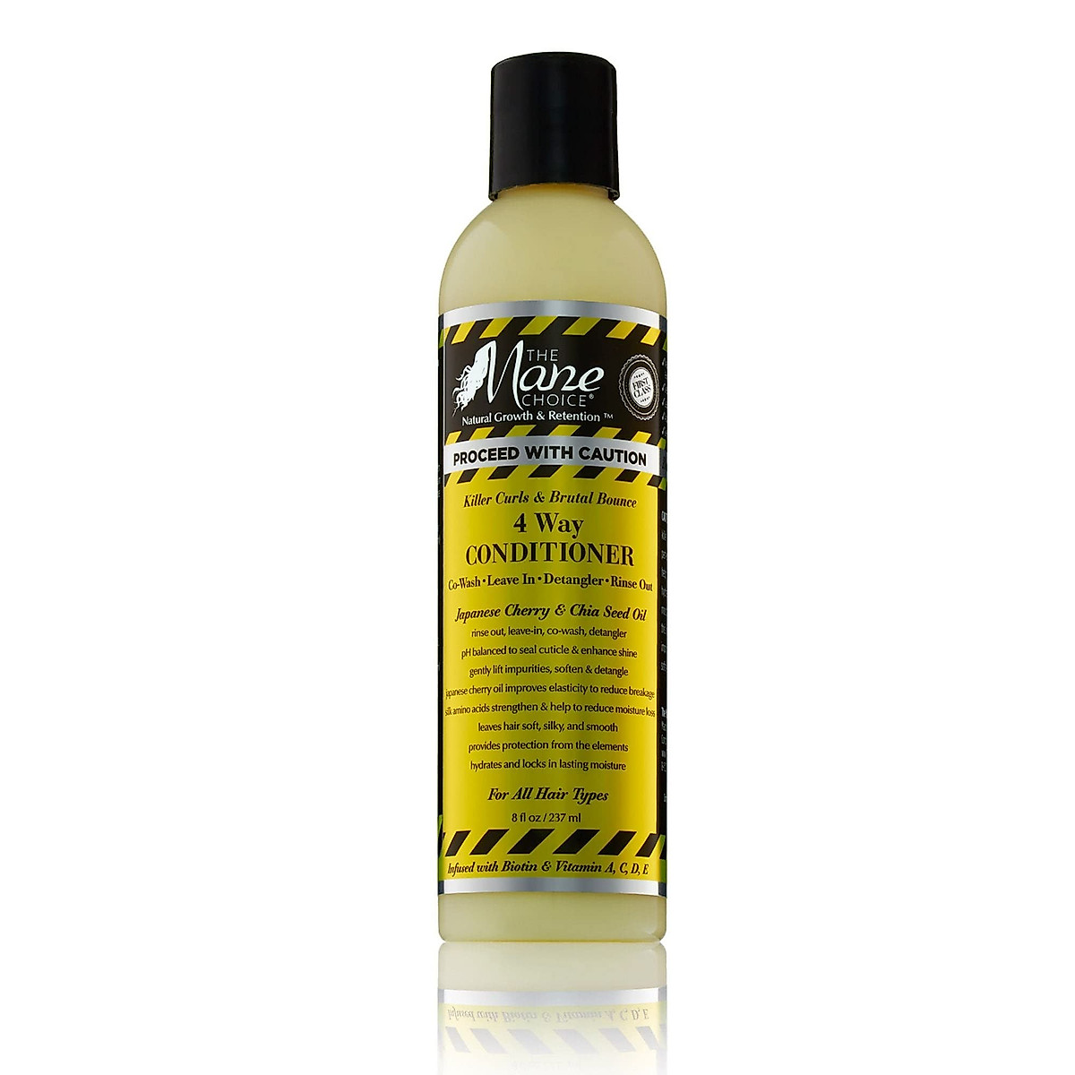 The Mane Choice Mane choice proceed with caution killer curls & brutal bounce 4 way conditioner, 8 Ounce