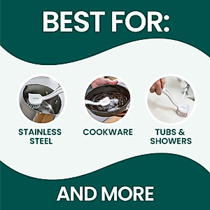 Scotch-Brite Pot Pan & Dish Brush, Scrub Brushes for Cleaning Kitchen and Washing Dishes, 1 Count