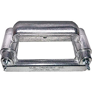 Grillmaster Grill Brick Holder by US Pumice, Made of Aluminum, Reusable Grill Stone Cleaning Brick Holder, Adjustable Clamps, Fits Multiple Sizes of Bricks, Avoid Burnt Hands, Work Safe, FMP 133-1189