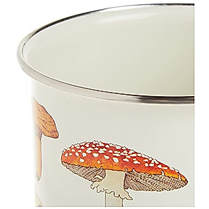 Gift Republic GR270058 Mushroom Enamel Mug, Multi, 500 milliliters