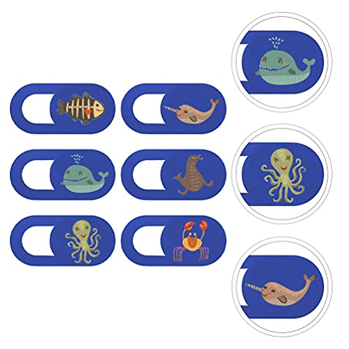 SOLUSTRE 6Pcs Lens Cover Eye Webcam Cover Slider Webcam Cover Blocker Camera Cover for Laptop Tablet Computer Camera Cover Webcam Privacy Lap Desk Webcam Slide Cover Cell abs