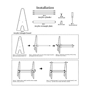 AOFLLU Headband Holder Headband Organizer, Acrylic Headband Holder Organizer, 2-Tier Clear Headband Display Stand, Headband Storage Rack for Girls and Women 13.4in Height