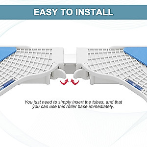 MAOPINER Multi-Functional Furniture Dolly Roller Base Adjustable Movable Base Refrigerator Stand for Washing Machine Refrigerator and Dryer (8 wheels)