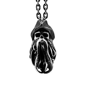 Vintage 316L Stainless Steel Octopus David Jones Pendant Pendant Men's Women's Necklace