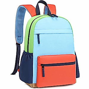 SHENHU Waterproof Kids Backpack Lightweight Kindergarten SchoolBag Bookbag Preschool Bag with Buckles,Laces for Boy Girl