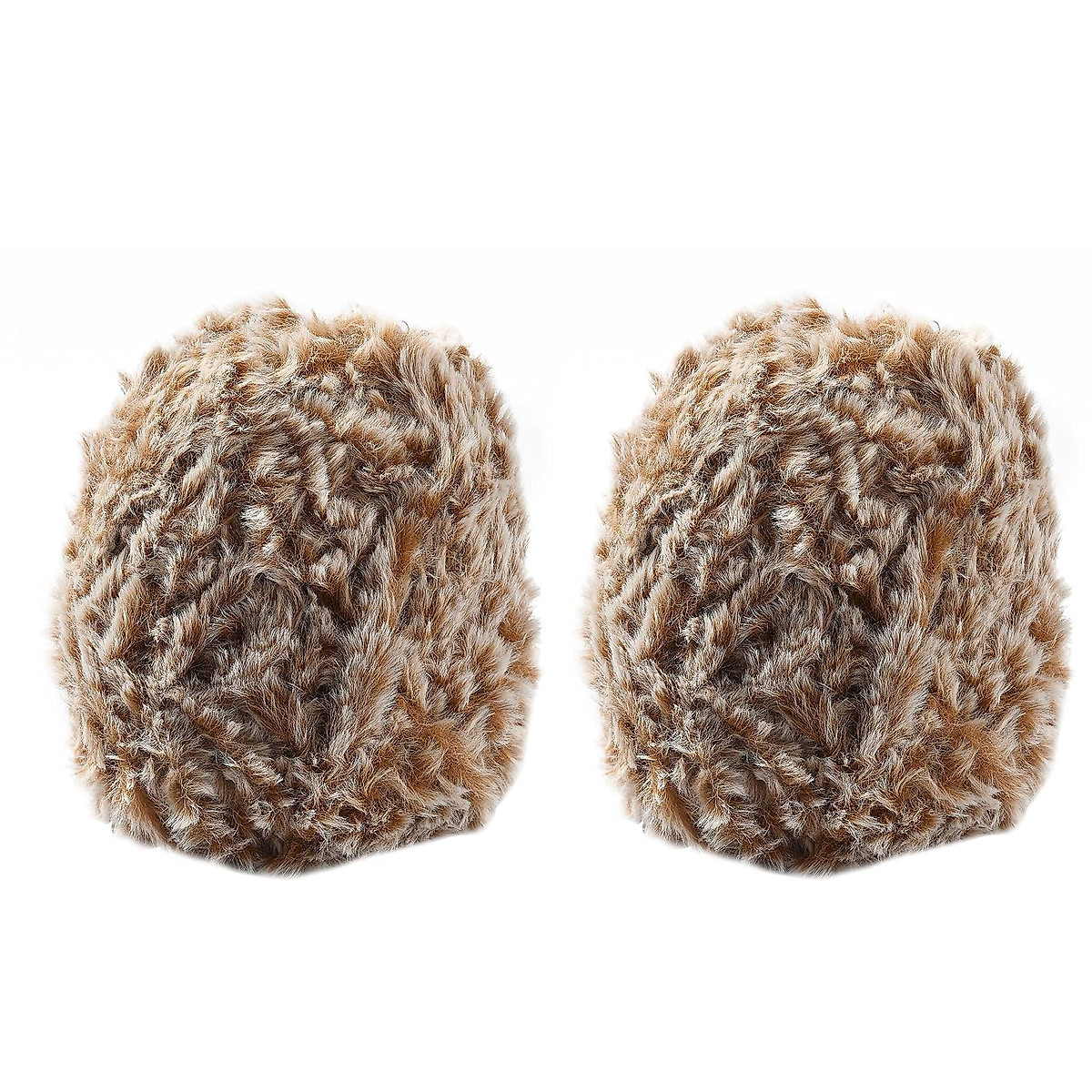 BEEFLYING Soft Fur Fluffy Plush Thick Knitting Yarn Fur Wool Thread Super Soft Fur Crochet Yarn for Scarf Coat Hat Rugs