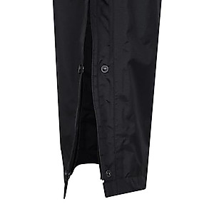 Mountain Warehouse Downpour Womens Waterproof Rain Over Pants Black 6