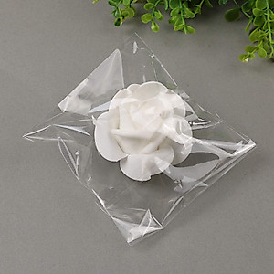 Morepack Clear Self Sealing Cellophane Bags,4x6 Inches 200 Pcs Cookie Bags Resealable Cellophane Bag for Packaging Cookies,Gifts,Favors, Products,Candy