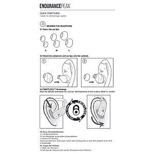 JBL ENDURANCE PEAK - True Wireless Earbuds, Bluetooth Sport Headphones with Microphone, Waterproof, up to 28 hours Battery, Charging Case and Quick Charge, Works with Android and Apple iOS (black)