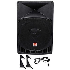 Rockville RPG15 15" Professional Powered Active 1,000 Watt 2-Way DJ PA Speaker