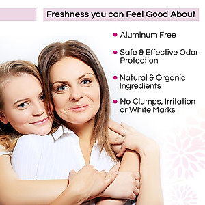 Good for You Girls Aluminum-Free, Natural Deodorant for Kids, Preteens, Teens, Safe & Effective Odor Protection, Clear Roll-On, Vegan, Natural Fragrance | Soft Powder, 3 oz (Pack of 1)