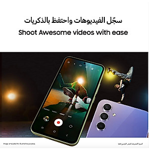 SAMSUNG Galaxy A54 5G + 4G LTE (256GB + 8GB) Unlocked Worldwide Dual Sim (Only T-Mobile/Mint/Metro USA Market) 6.4" 120Hz 50MP Triple Cam + (25W Fast Wall Charger) (Awesome White (SM-A546M))