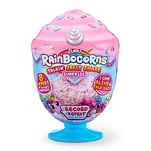 Rainbocorns Jelly Shake Surprise Series 2 Pig by ZURU Cuddle Plush Scented Stuffed Animal, Slime Mix, Talkback Feature and More, Ages 3+ (Pig)