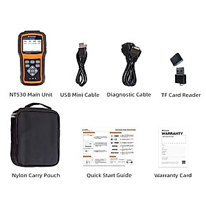 FOXWELL NT530 for Porsche - All Systems, All Maintenance Service - Bidirectional Diagnostic Scan Tool OBD2 Scanner Automotive Code Reader ABS Bleed SRS Airbag SAS TPMS TPS EPB Oil Reset CKP