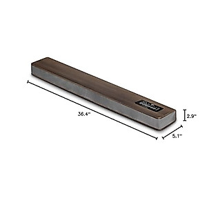KEiiD Sound Bar for TV 2.1 CH Wooden Soundbar with Built-in Subwoofer, Bluetooth HDMI(ARC)/ Optical/Coaxial/RCA Connection, 4 EQ Modes Optional for Home Theater TV Speakers