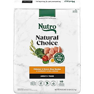 Nutro Natural Choice Adult Dry Dog Food, Chicken and Brown Rice Recipe 36 lbs.