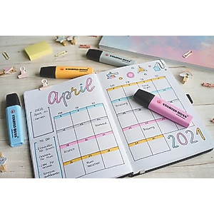 STABILO Highlighter BOSS ORIGINAL Pastel - Pack of 10 - Pink Blush