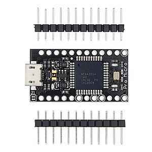 Pro Micro with The bootloader Black/Blue ATmega32U4 5V/16MHz Module Controller Mega32U4 Leonardo Suitable arduino-Micro USB 3-18V