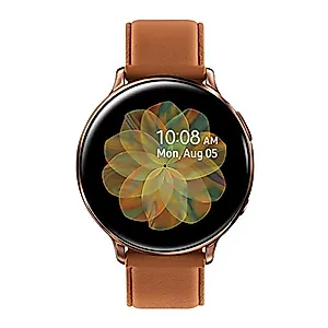 SAMSUNG Galaxy Watch Active 2 (44mm, GPS, Bluetooth, Unlocked LTE) Smart Watch with Advanced Health monitoring, Fitness Tracking , and Long lasting Battery, Gold - (US Version)