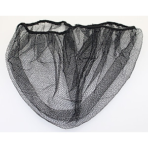 Yes!Fresh 21" Disposable Regular Nylon Breathable Honeycomb Hair Nets, package of 100 (Black)