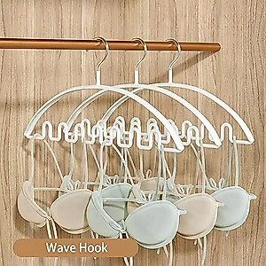 2THESTARS 14-Pack Clothes Hangers, Multi-Functional Non-Slip Plastic Dip Hangers, Hangers Space Saving, Space Saving Solution for Tidy Closet Storage (Seven Colors)