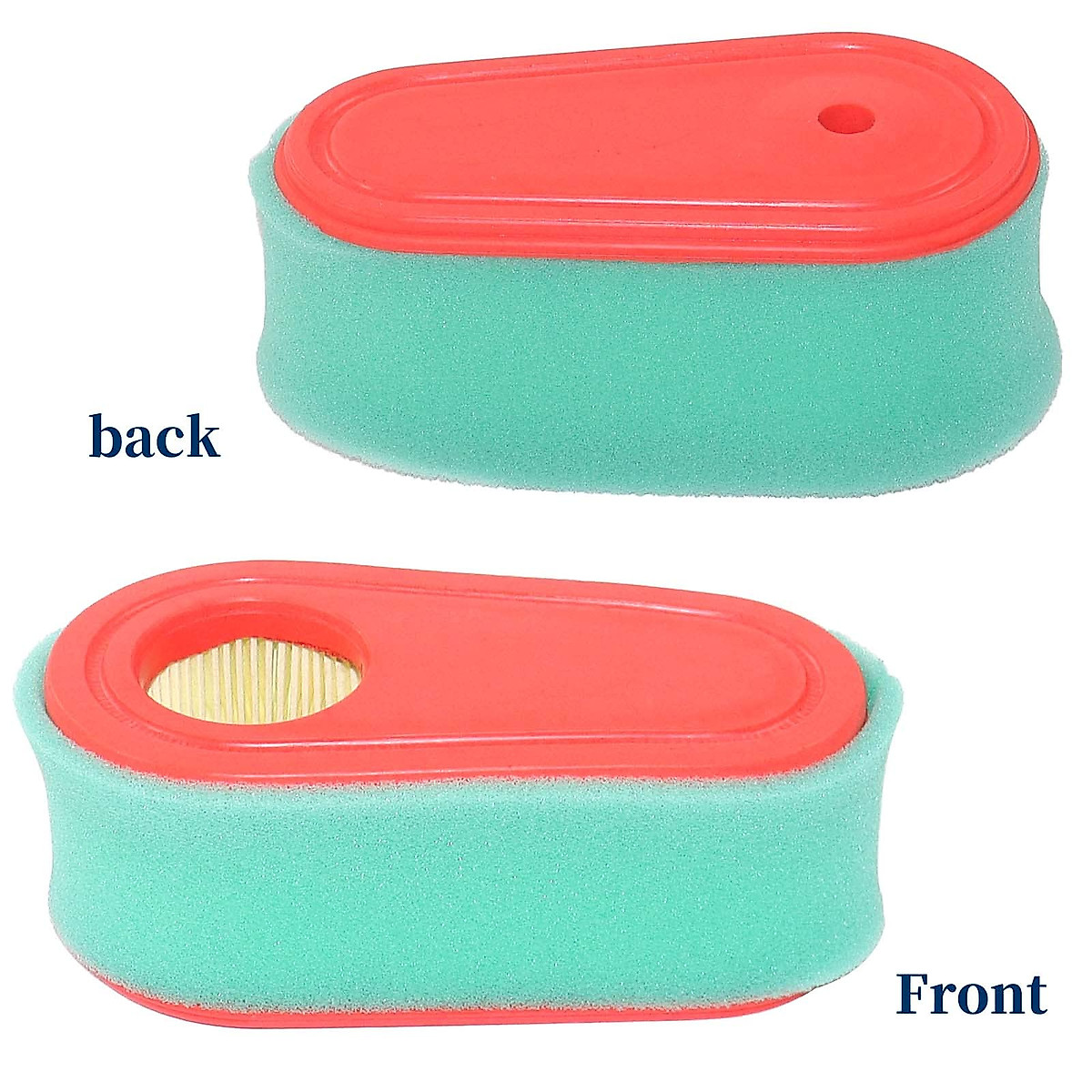 FULAIGE 4 Pack 795066 Air Cleaner Cartridge Filter 796254 for 775, 775EX, 800, 800E, 825E, 850, 850E, 875EX, 950E Engines and Hu HD775HW, HU775AWD, HU775BBC, HU775H, HU775HW Lawn Mowers