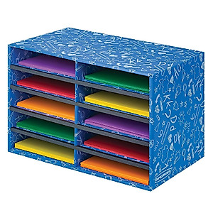 Bankers Box Classroom 10 Compartment Literature Organizer, Single (3384201)