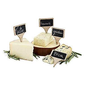True Wooden Cheese Markers, Natural