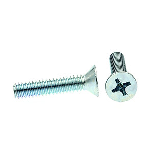 Prime-Line 9001880 Machine Screws, Flat Head, Phillips Drive, 1/4 In.-20 X 1-1/4 In., Zinc Plated Steel (100 Pack)