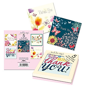 Tallon Tallon Just To Say Hand Made Lux Thank You Card Box Of 5