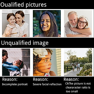 Personalized 3D Engraved Crystal Photo Custom 3D Photo Crystal Laser Photo Etched Engraved Inside Crystal with Picture Photograph Great Personalized Photo Gifts for Christmas Dad and Mom (Square, Small)