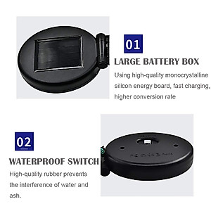 Solar Garden Lights Pine Shape Decorative Light LED Lamp Waterproof Solar Led Lights Outdoor Lighting Christmas Tree Decoration Light for Decorative Home Garden 2PCS