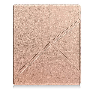 Gylint Kobo Elipsa 2E (2023 Release) Origami Case, The Thinnest and Lightest Leather Smart Cover Case for 10.3" Kobo Elipsa 2E eReader with Auto Wake Sleep Feature Rose Gold