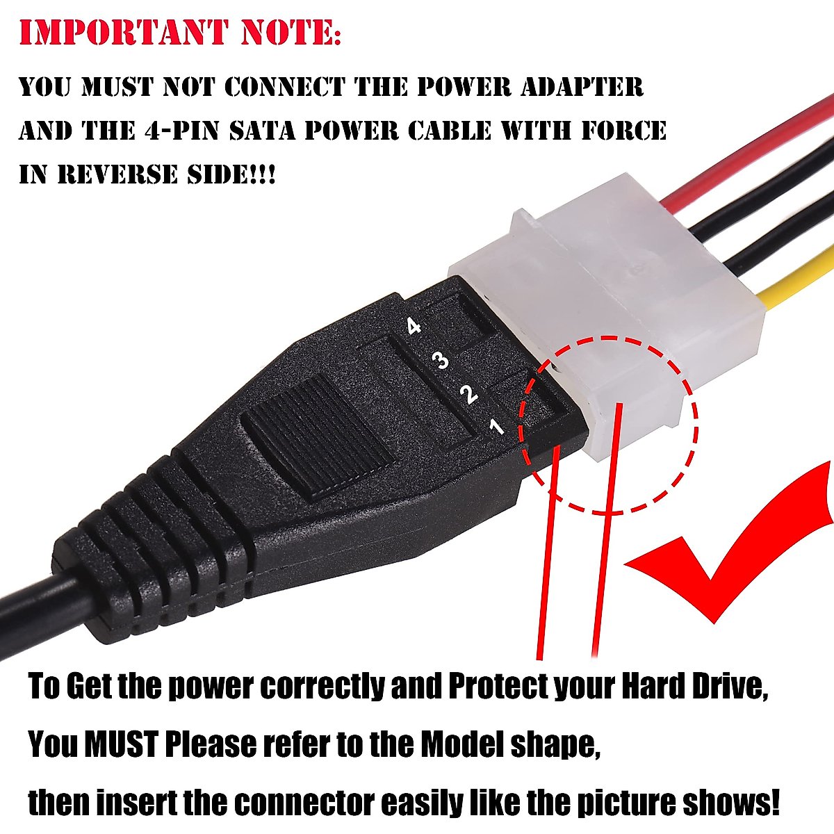 Warmstor SATA/PATA/IDE Hard Drive to USB 2.0 Adapter Converter Cable for 2.5" 3.5" Hard Disk HDD SSD with External AC Power Supply, Compatible with All Computer System PC Desktop Laptop