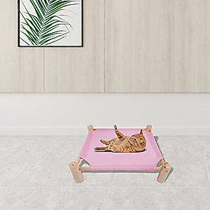 Mipcase Elevated Dog Bed Outdoor Raised Dog Cots Beds Summer Cooling Pet Dog Sleeping Beds Camping Bed for Extra Large Medium Small Dogs Camping