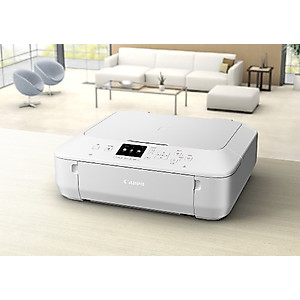 Canon PIXMA MG5520 Wireless All-In-One Color Photo Printer with Scanner, Copier and Auto Duplex Printing, White (Tablet Ready)