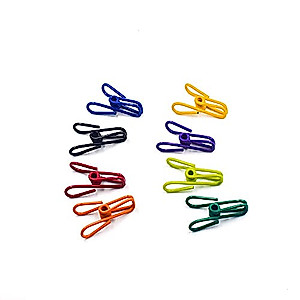 Chip Clips, Utility PVC-Coated Steel Clip for Food Package, Chips Bag, Clothes, Parper, Pack of 16, 2 Inch