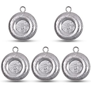 Disc Sinkers Fishing Weights,Coin Sinkers Weights Saltwater Surf Fishing Weights Catfishing Gear Tackle 8oz 6oz 5oz 4oz 3oz 2oz 1oz